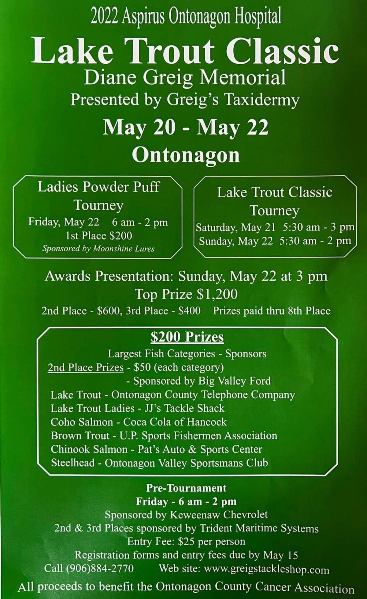 Lake Trout Classic Fishing Tournament | Ontonagon Chamber of Commerce
